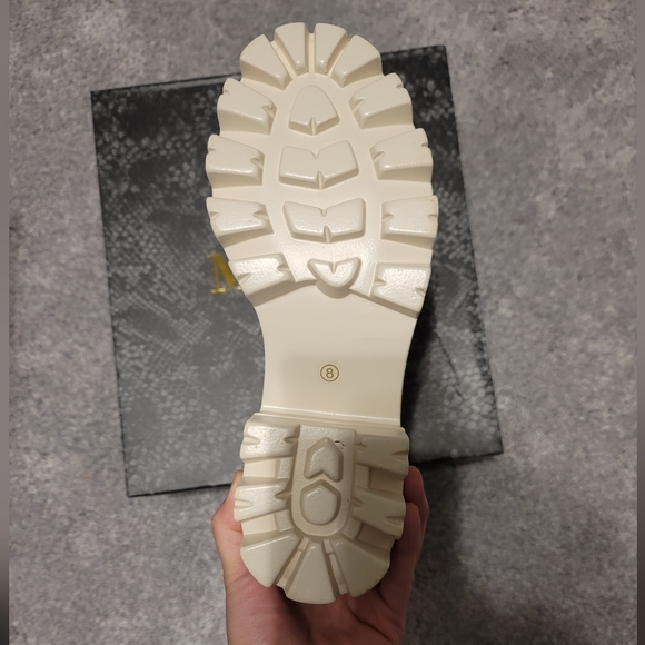 MDT | Shoes | Mdt Combat Boots Off White | Poshmark